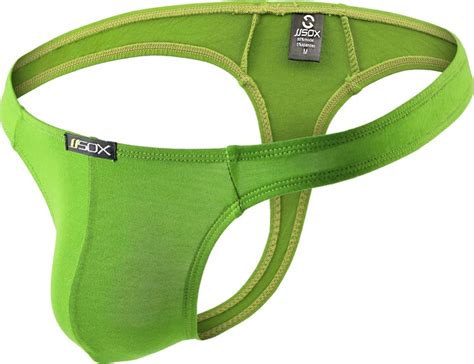 Drelaar Mens Soft Modal T Back Sexy Low Rise Underwear Thongs Large