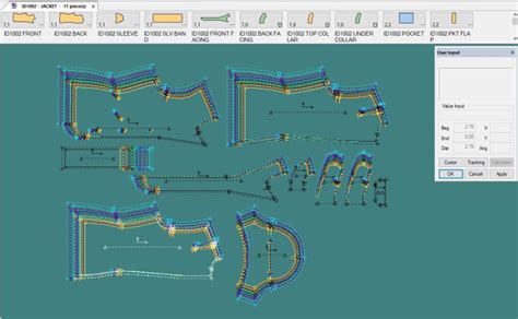 Create Digital Sewing Pattern Grading Fabric Consumption By