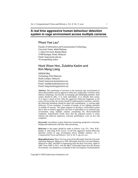 A Real Time Aggressive Human Behaviour Detection System In Cage Environment Across Multiple