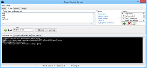 Telnet Scripts Runner Download Softpedia