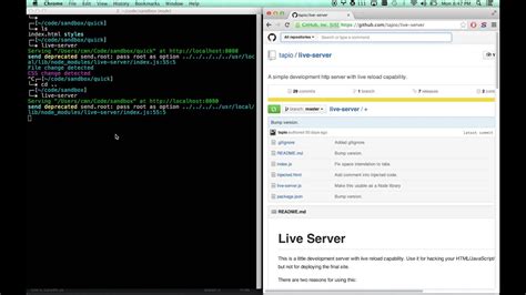 Live Reload Sublime Chrome Anything Fast And Easy With Live Server