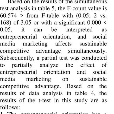 Multiple Regression Test Results Download Scientific Diagram