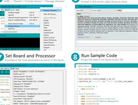 ¡descubre Cómo Controlar Una Pantalla Oled Esp8266 De 096 Pulgadas Con Arduino Ide Y