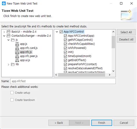 Unit Testing Web Applications Tizen Docs