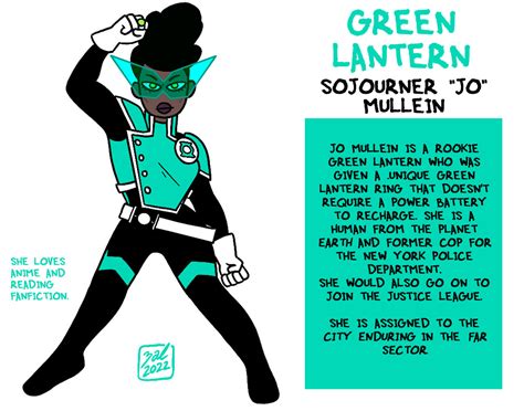 Green Lantern Jo Mullein By Zal Cryptid On Deviantart
