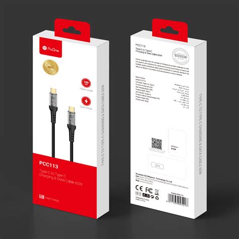 Proone Pcc113 60w Pd Usb C To Usb C Conversion Cable