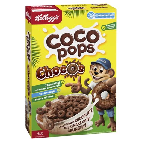 Kelloggs Coco Pops Chocos 260g Adelaides Finest Supermarkets