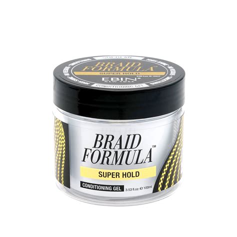 Braid Formula Conditioning Gel Super Hold 353oz 100ml Ebin New York