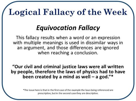 Equivocation Fallacy Advertisements