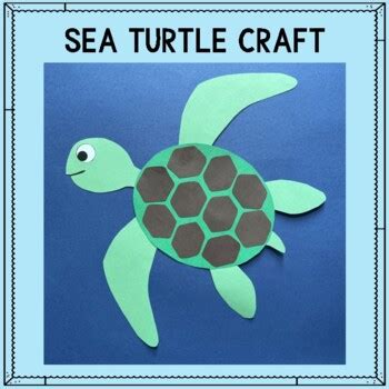 Sea Turtle Craft Ocean Animals Activity Tpt