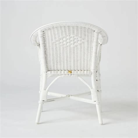 Rattan Armchair Primavera In White