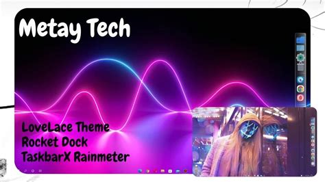 Lovelace Theme Rocket Dock Taskbarx Rainmeter Windows 10 Tema 2022