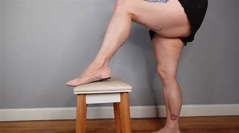 Calf Muscle Flex In Pink Flats Mp4 1080 Deannas Clip Store Clips4sale