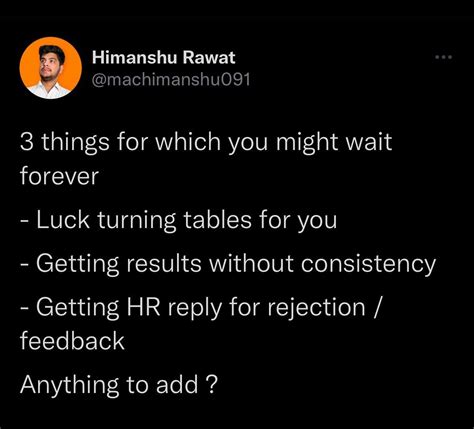 Himanshu Rawat On Linkedin Hr Consistency