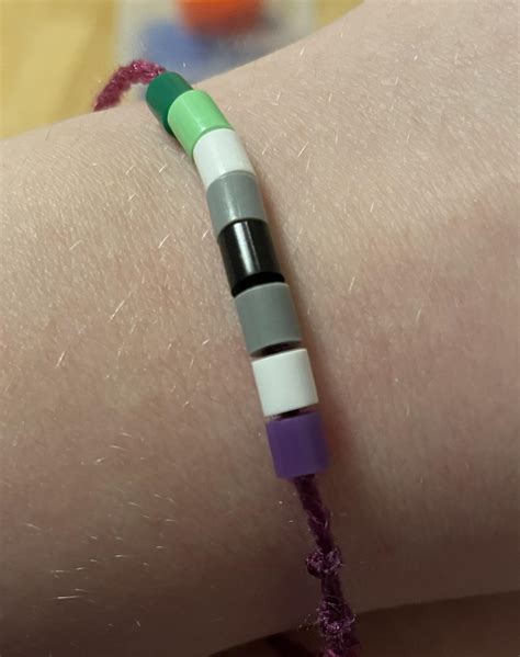 I Made An Aroace Bracelet Rasexual