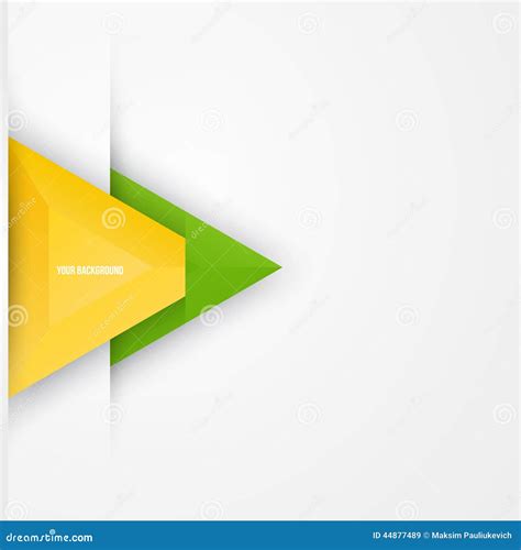 Vector Abstract Triangles Background Object Web Stock Vector