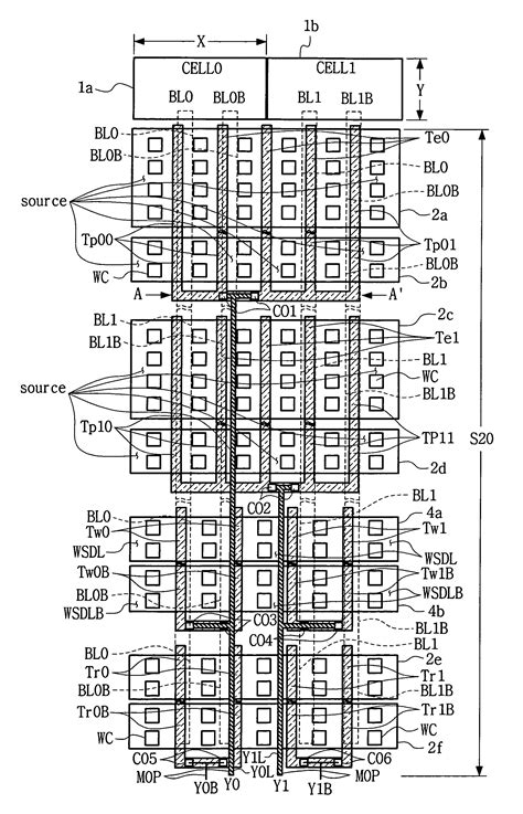 circuit wiring layout in semiconductor memory device and layout method