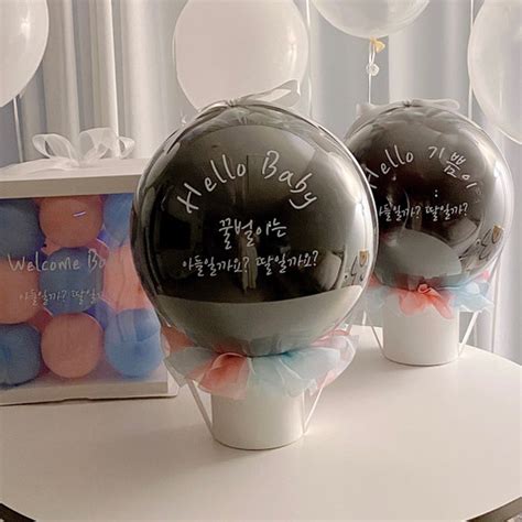 성별공개 성별확인 이벤트 파티 베이비샤워 젠더리빌 풍선 아이디어스