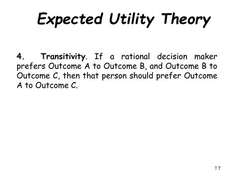 Ppt Expected Utility Theory Powerpoint Presentation Free Download Id 1417450