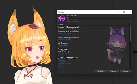 Inochi2D On Twitter Inochi Creator 0 7 3 Inochi2D 0 7 2 Has Been Released Intel