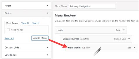 How To Create Custom Menu Structures In Wordpress Ask The Egghead Inc