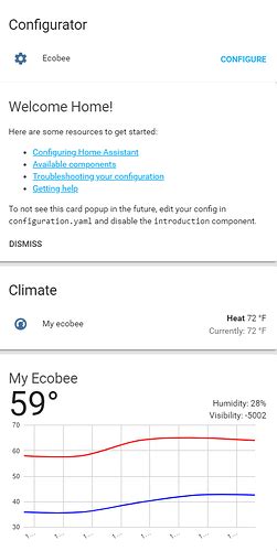 Ecobee Configurator Continues To Show Configuration Home Assistant Community