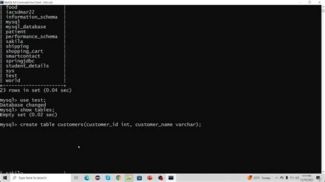 basic mysql tutorial part 1 mysql basic tutorial database youtube