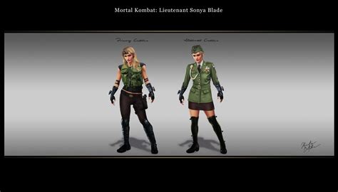 Artstation Mortal Kombat Sonya Blade Redesign