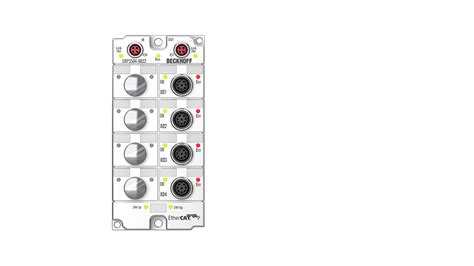 ERP3504 0022 EtherCAT P Box 4 Channel Analog Input Measuring Bridge Full Half Quarter