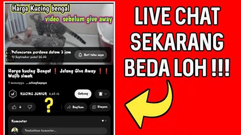 Update Di Fitur Live Chat Streaming Youtube YouTube