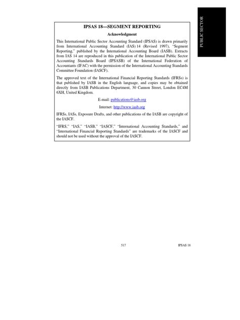 Ipsas 18 Segment Reporting 1 Pdf Financial Statement Revenue