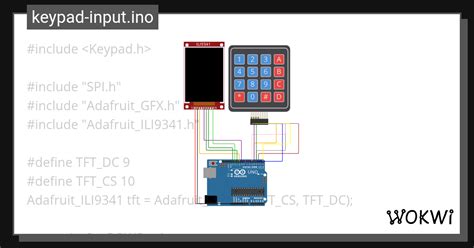 Keypad Input Ino Copy Wokwi ESP STM Arduino Simulator
