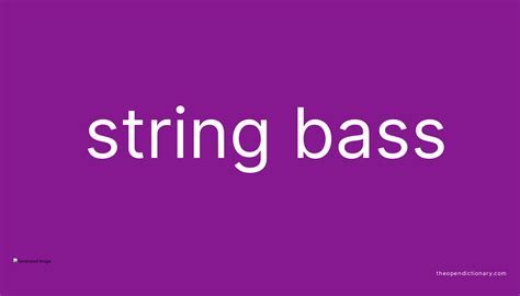 String Bass Happy Birthday At Winifred Thompson Blog