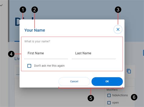 Uwc Dialog Unified UX Web Components Temenos
