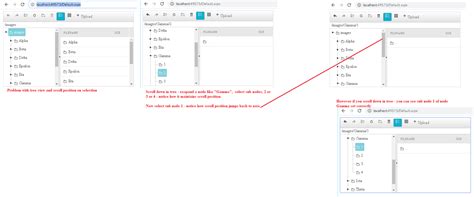 Tree Scroll Position Not Maintained On Node Selection In Ui For Aspnet Ajax Fileexplorer