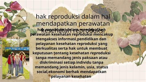 Ppt Hak Reproduksi Tentang Kesehatan Reproduksi Pptx