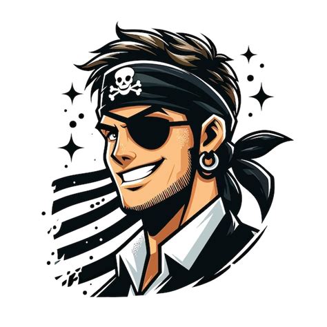 Premium Vector Pirate Face