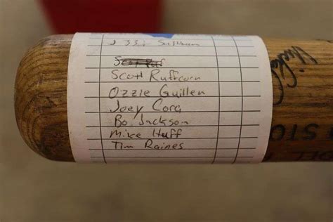 Louisville Slugger Autographed Bat Bo Jackson Is Signed On There See Pic For Names Of