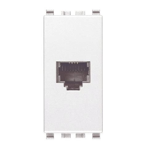 Vimar Eikon Telephone Socket White Rj11 20320 B