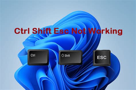 solved windows 11 ctrl shift esc not working