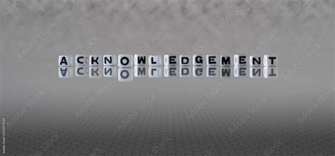 Acknowledgement Background