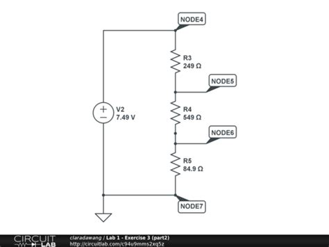 Lab 1 Exercise 3 Part2 Circuitlab