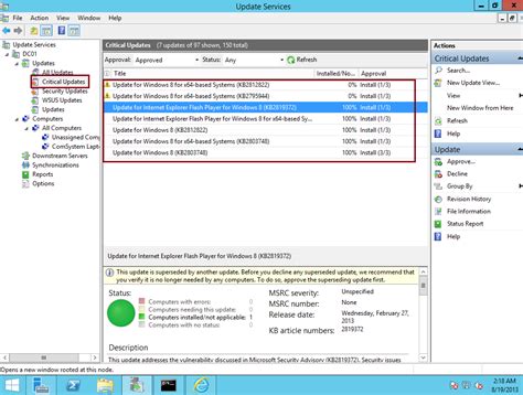 Installing And Configuring Wsus In Server 2012 R2 Online Networks Solution