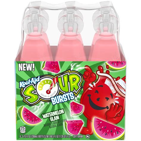 Kool Aid Sour Bursts Watermelon Slam 6 Ct 6 75 Oz Shipt