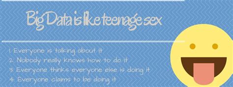 Big Data Is Like Teenage Sex