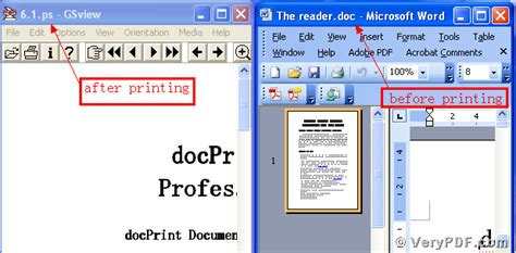 How To Print Doc To Postscript VeryPDF Knowledge Base