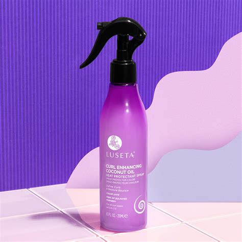 Curl Enhancing Heat Protectant Spray Luseta Beauty