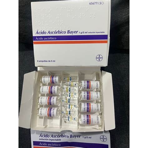 Acido Ascorbico Vit C Bayer 8 Amps Beautebountymy