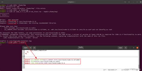 ubuntu20 04中安装cuda11 4出现“tmp上的磁盘空间不足，卷tmp仅剩余0字节的硬盘空间” ubuntu 安装cuda内存不足 csdn博客