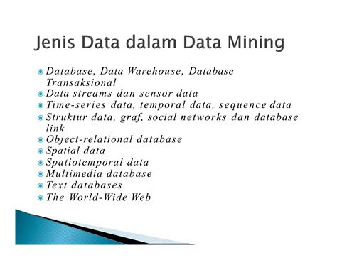 Sekilas Tentang Data Mining Ppt